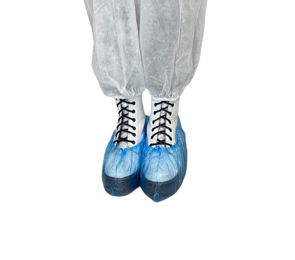 Cubre zapatos desechable azul - Servinat